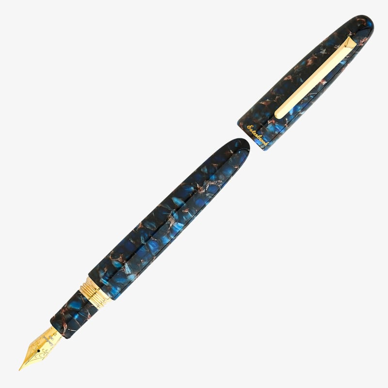 Esterbrook Estie Oversize Fountain Pen - Nouveau Bleu Gold Trim - The ...