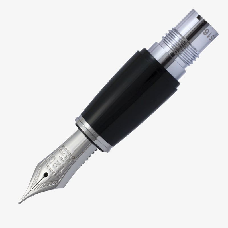 Cross Peerless Nib Section - Solid 18K Gold Rhodium Plated | Peerless ...