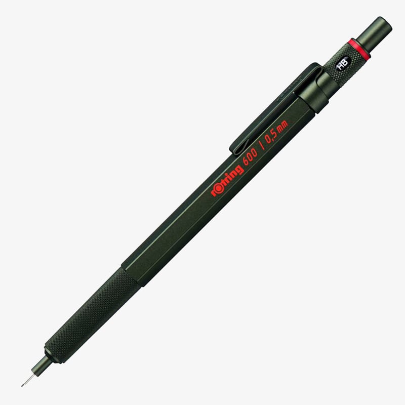 Rotring 600 Mechanical Pencil - Green Barrel - 0.5mm | 2114268 | The ...