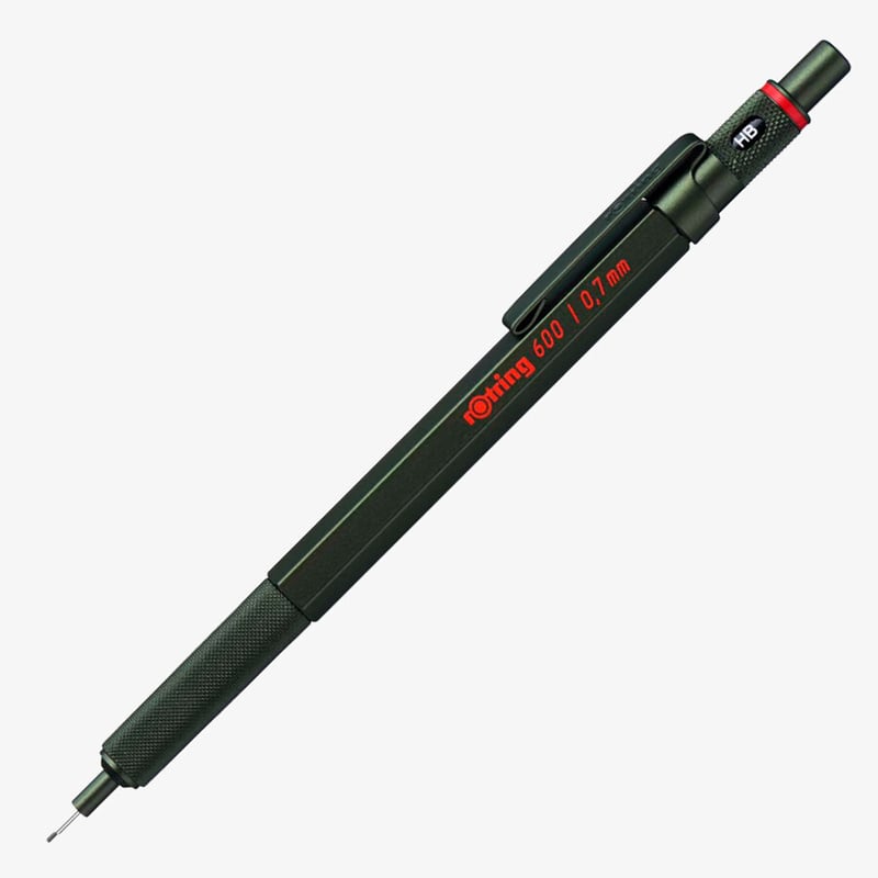 Rotring 600 Mechanical Pencil - Green Barrel - 0.7mm | 2114269 | The ...
