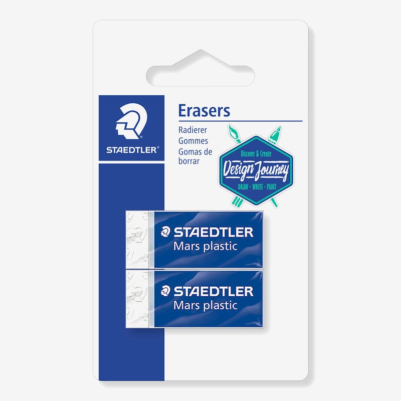 Staedtler Mars Plastic Eraser (Pack of 2) | 52653BK2-C | The Online Pen ...
