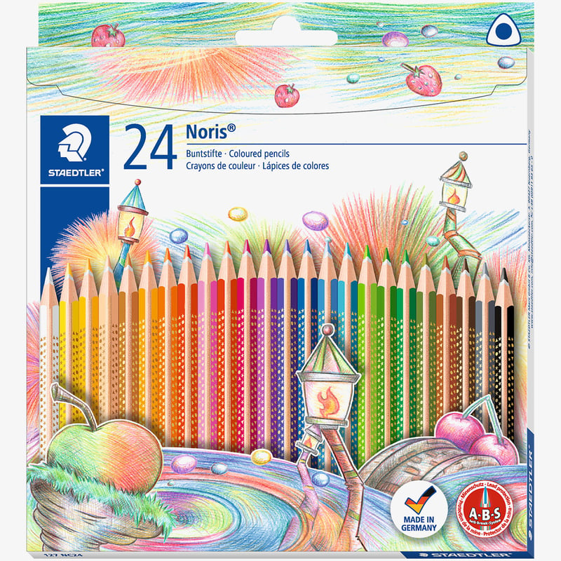 Staedtler Noris Triplus Colouring Pencils - Assorted Colours (Pack of ...