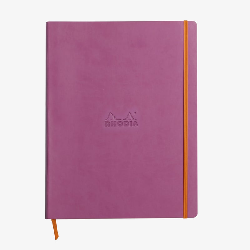Rhodia Softcover Notebook - A4 - Lilac - Lined | 117711C | The Online ...
