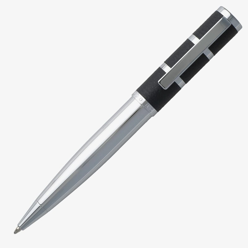 Hugo Boss Formation Ballpoint Pen - Grained Black | HSV9454A | The ...