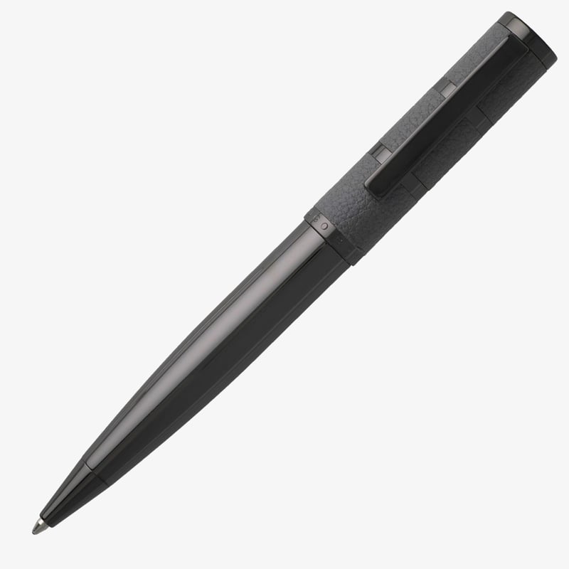 Hugo Boss Formation Ballpoint Pen - Grained Grey | HSV9454J | The ...